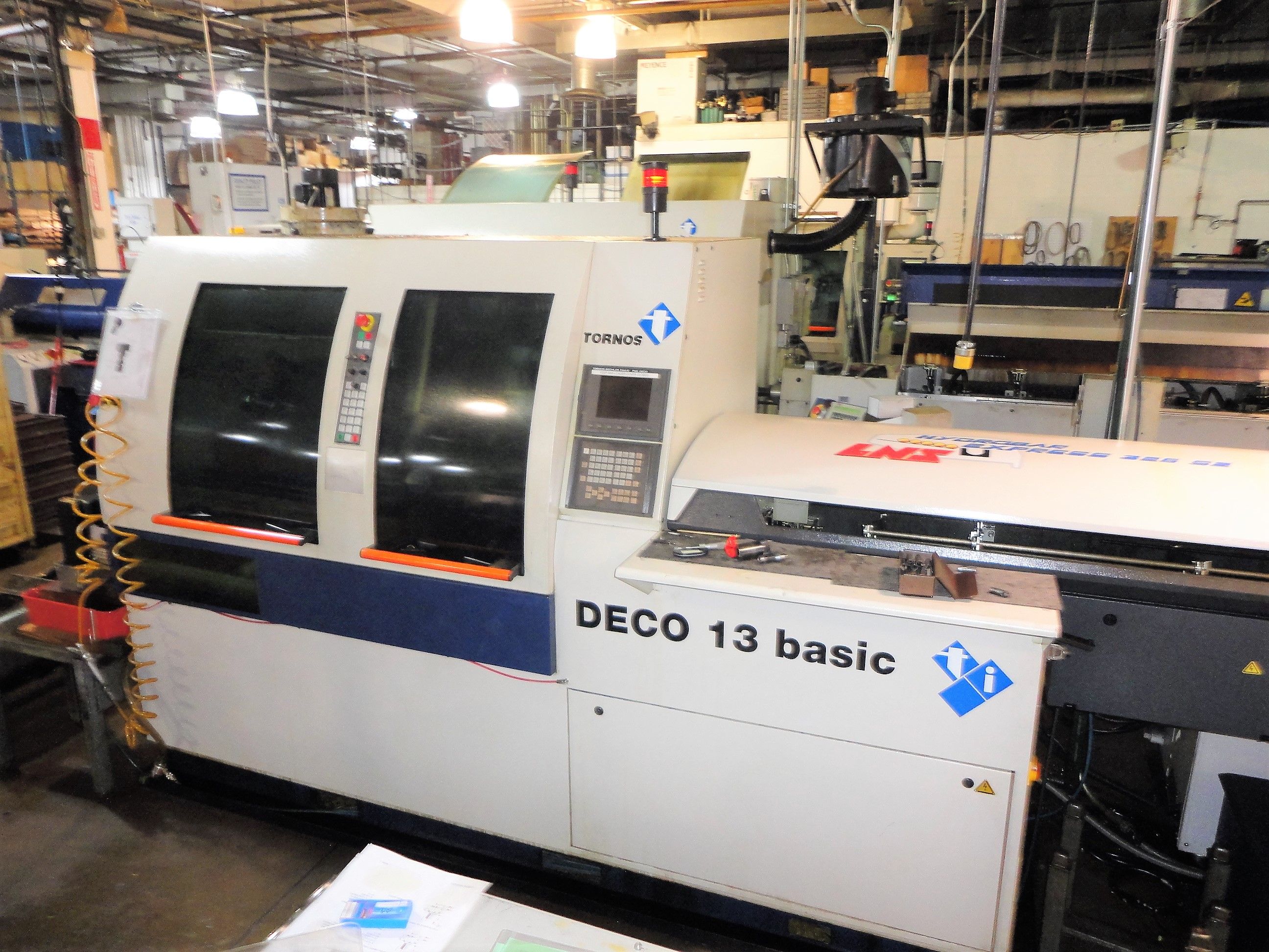 Used TORNOS DECO13 CNC Lathe 3316