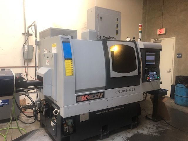 Used GANESH CYCLONE 32CS CNC Lathe 3420