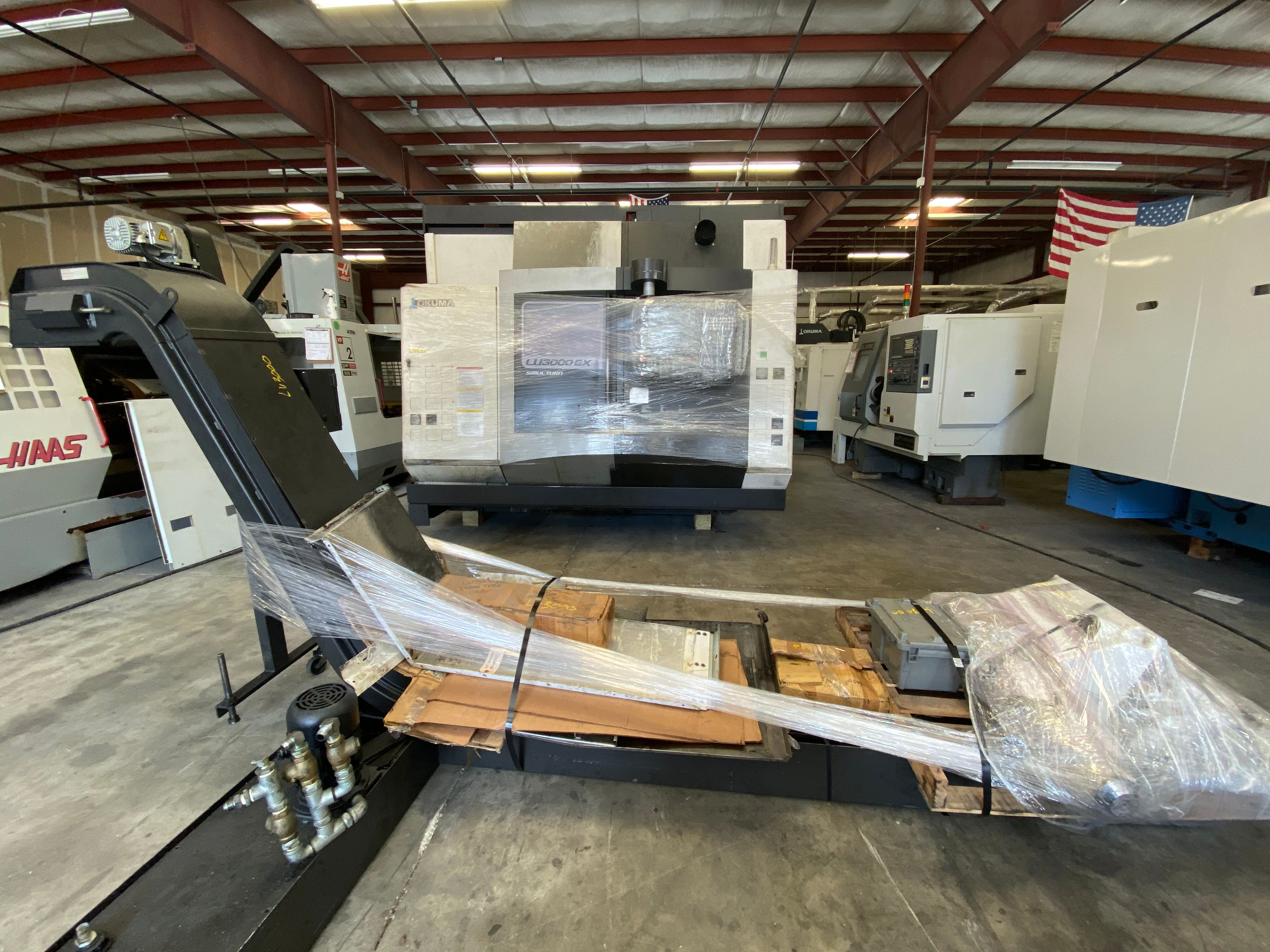 Used OKUMA LU3000 EXMY CNC Lathe