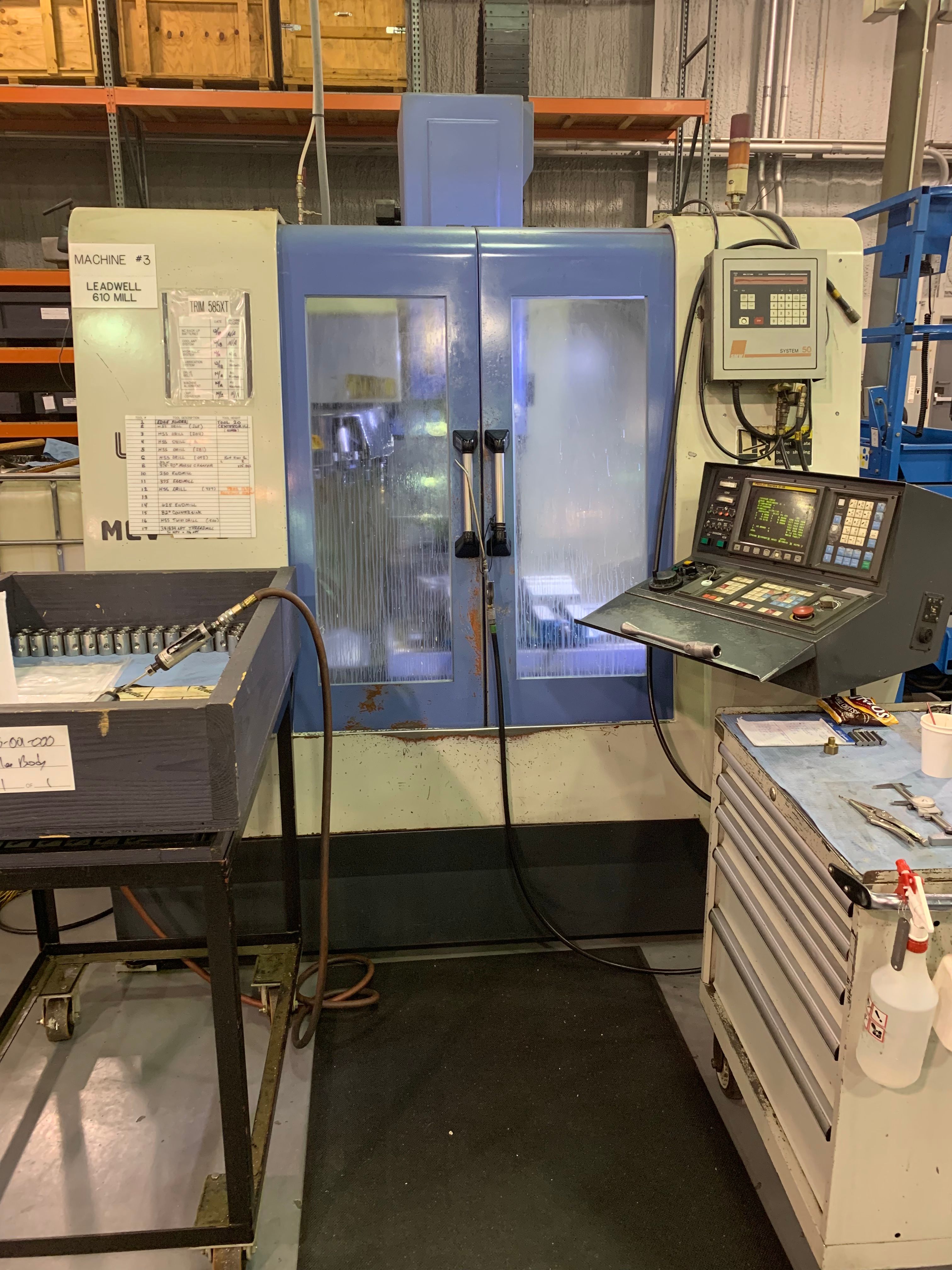 Used LEADWELL MCV610AP Vertical Machining Center 532