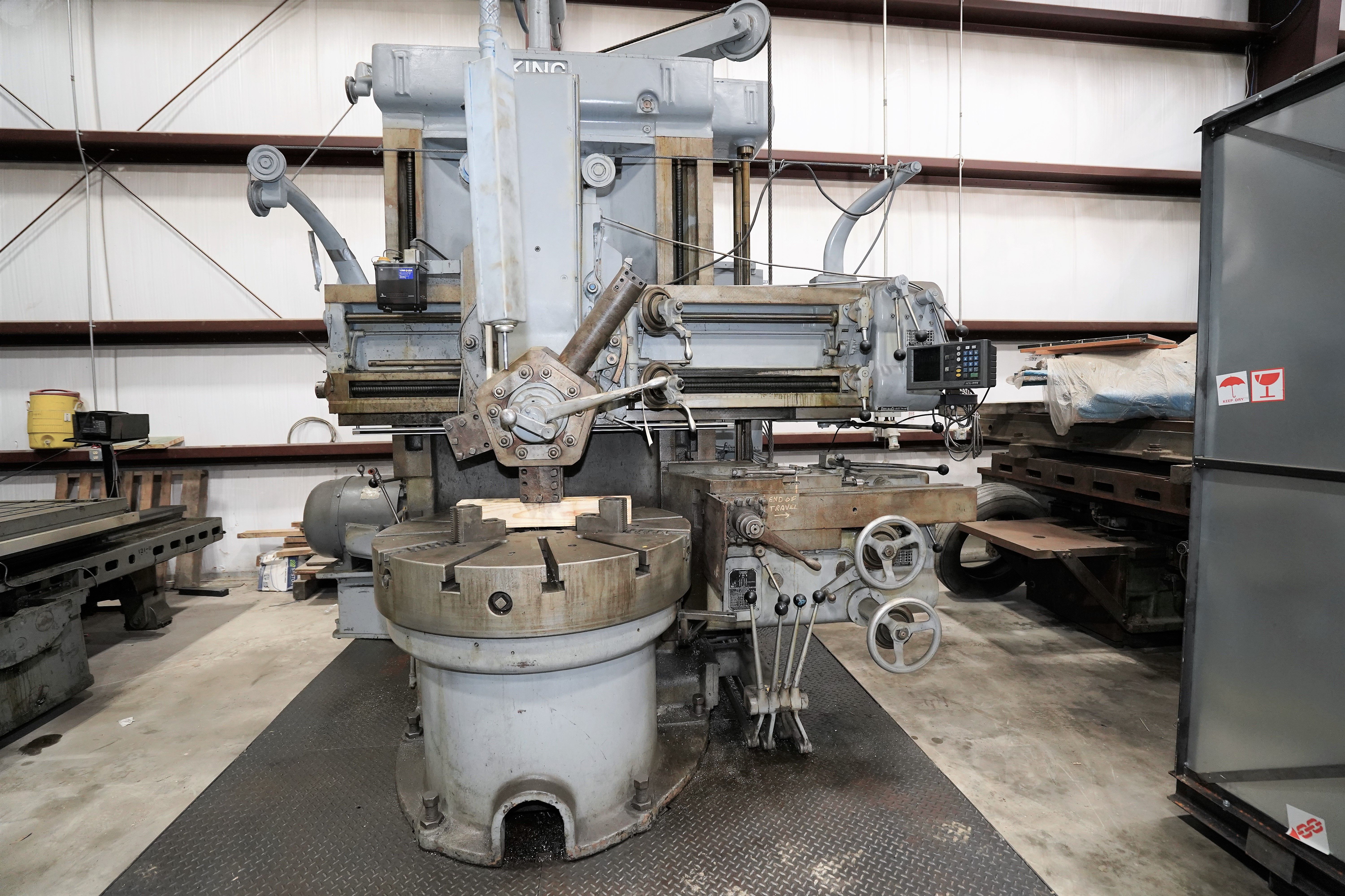 Used KING 42 VTL CNC Lathe 190