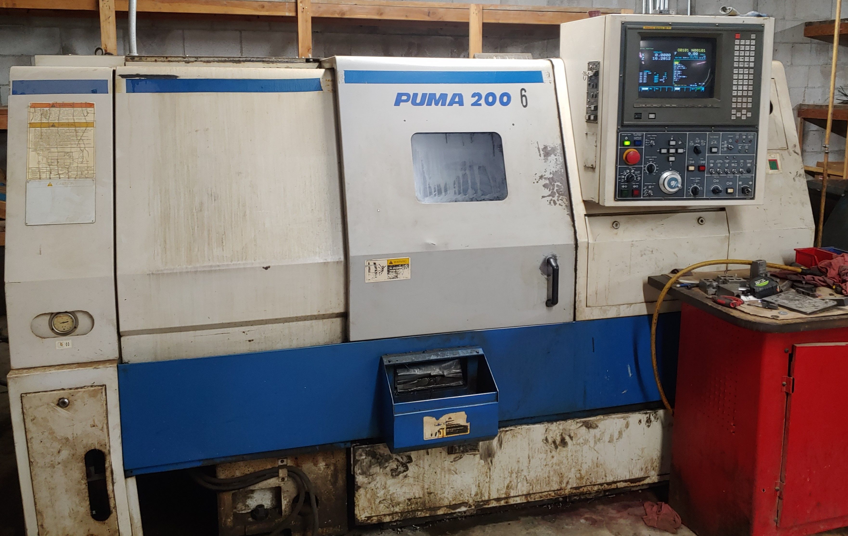 Used DAEWOO PUMA 200LC CNC Lathe 3688