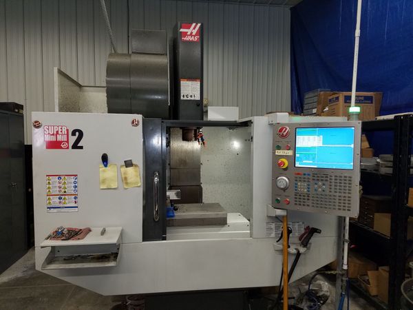 Used HAAS SUPER MINI MILL 2 Vertical Machining Center #3700