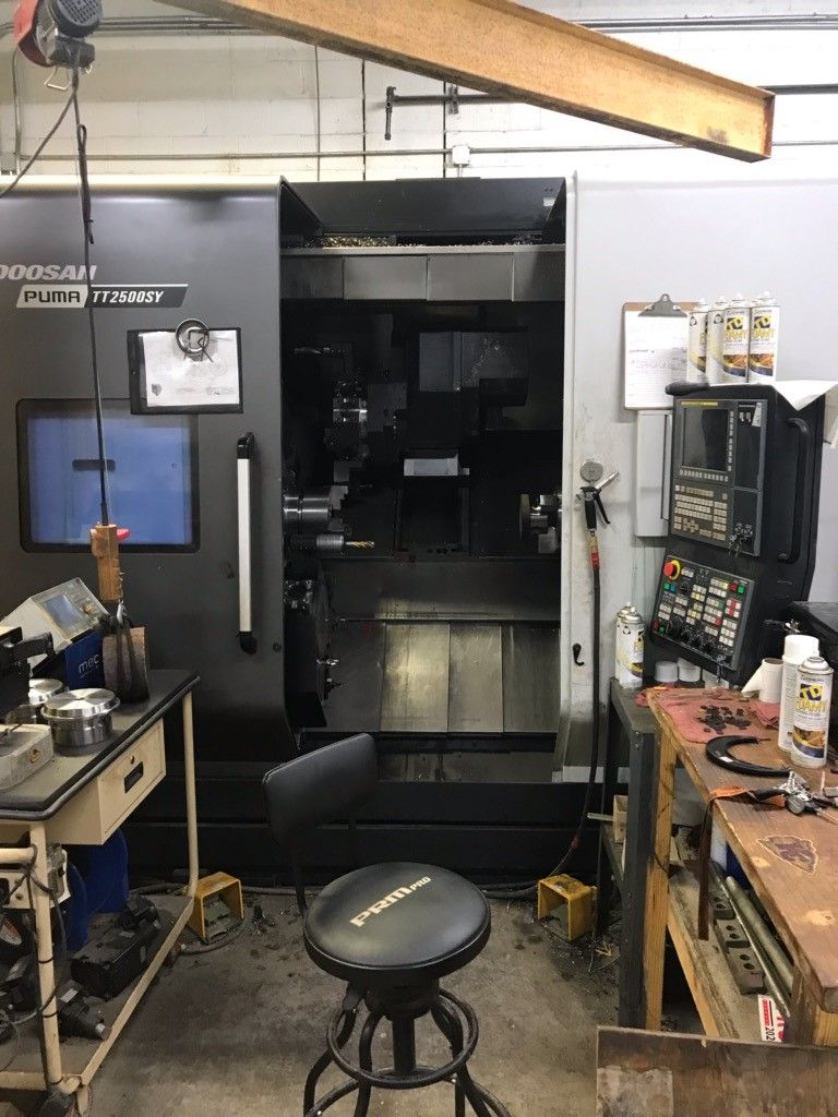 Used DOOSAN PUMA TT2500SY CNC Lathe