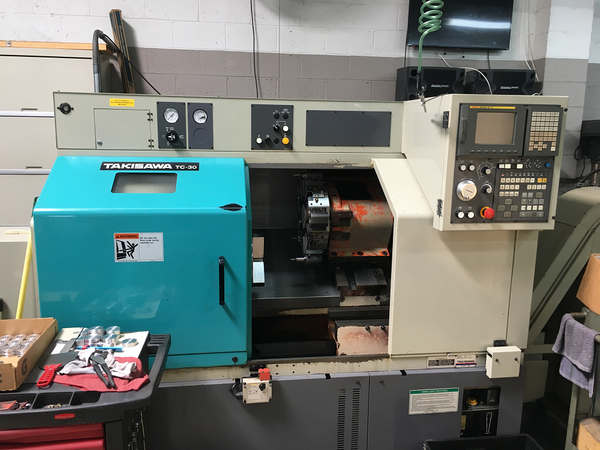 Used TAKISAWA TC30 CNC Lathe 3475