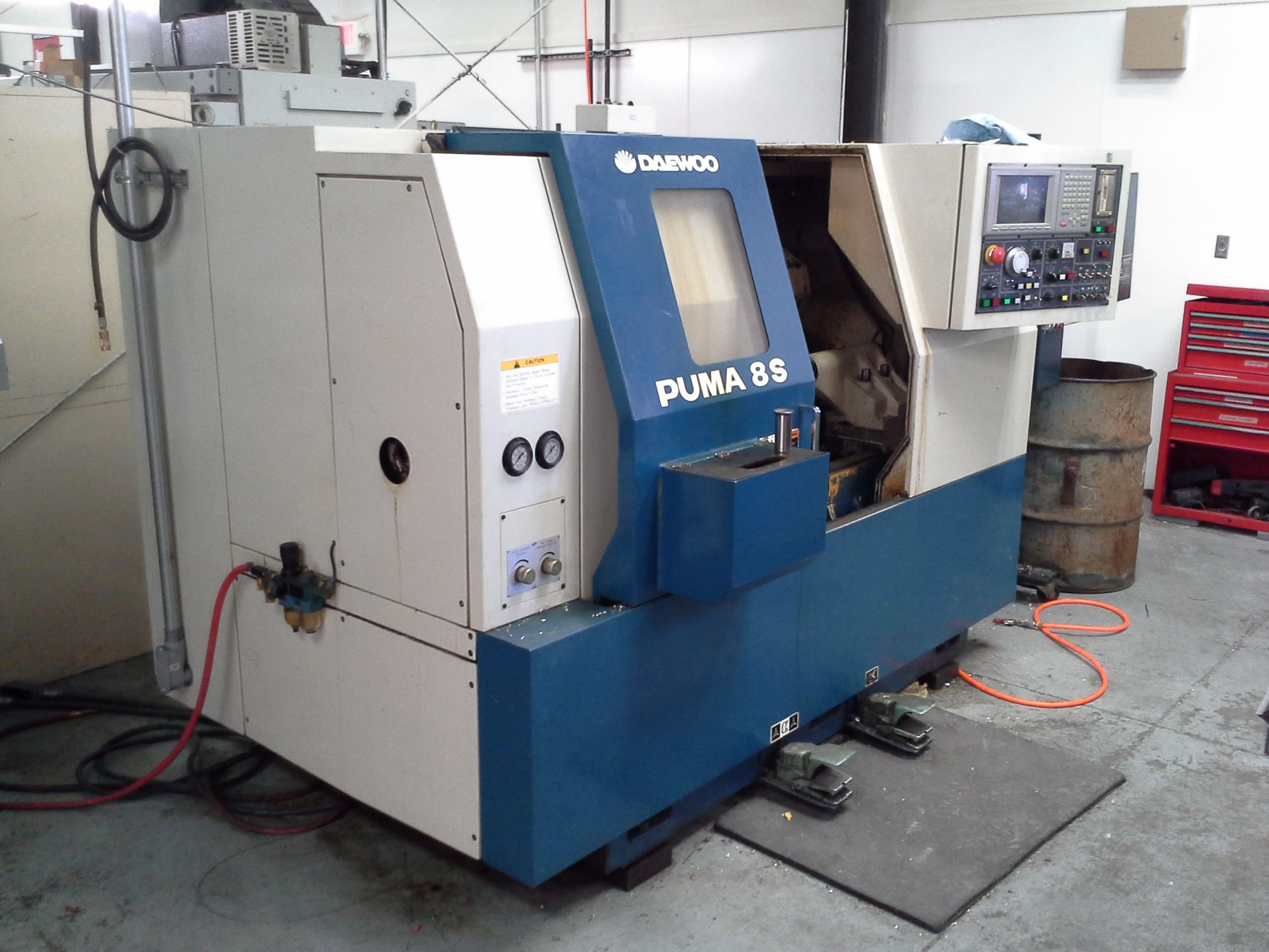 Used DAEWOO PUMA 8 CNC Lathe 3940
