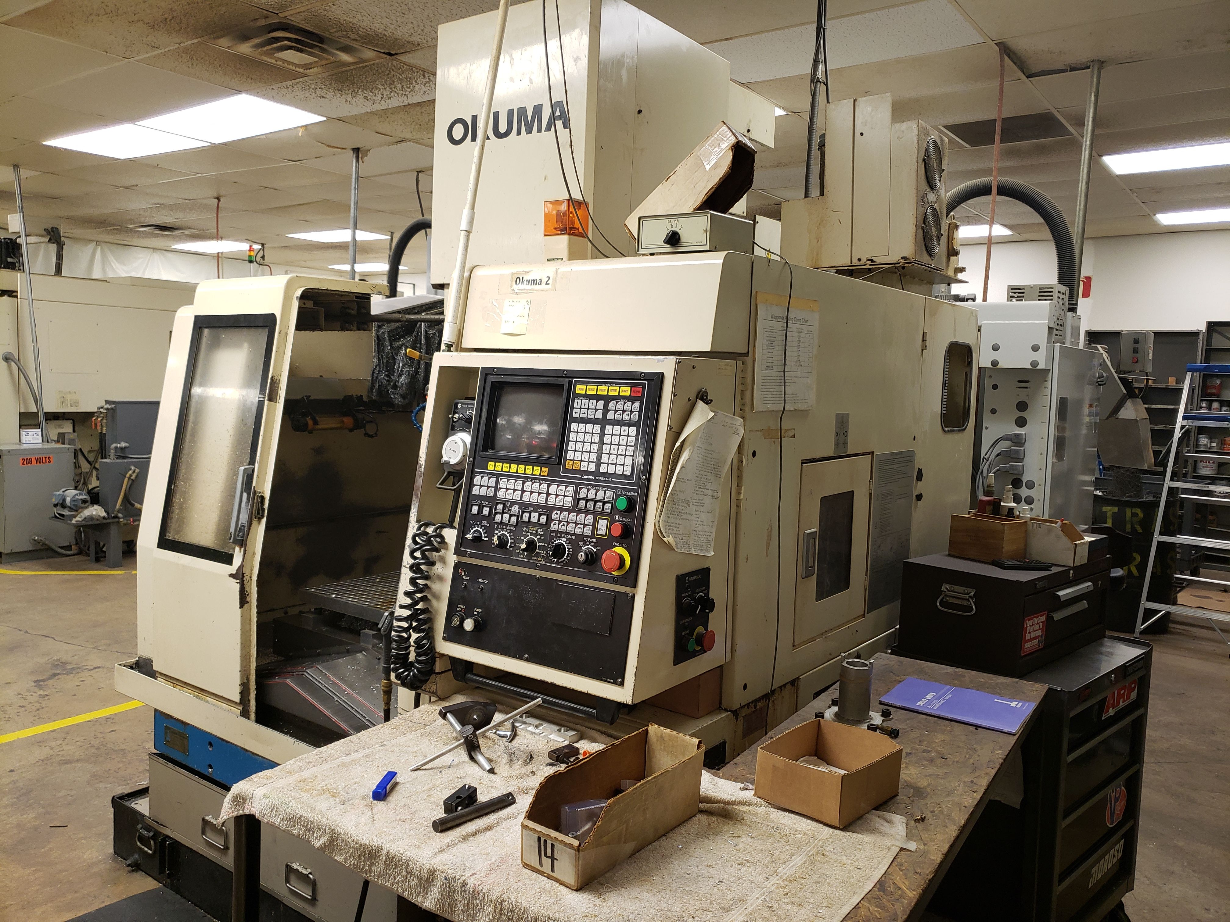 Used OKUMA VR40II Vertical Machining Center 3828