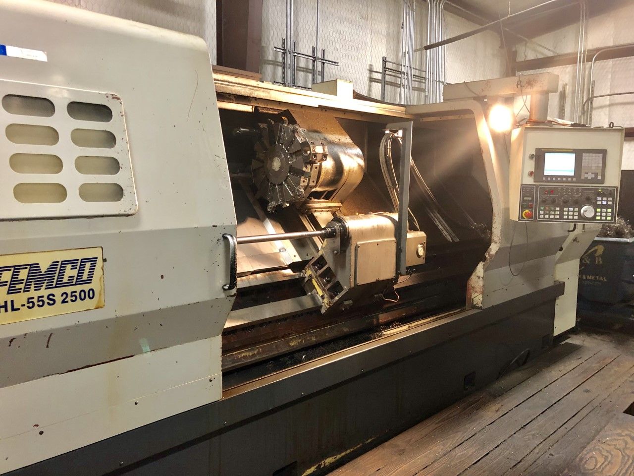 Used FEMCO HL55S CNC Lathe 3795