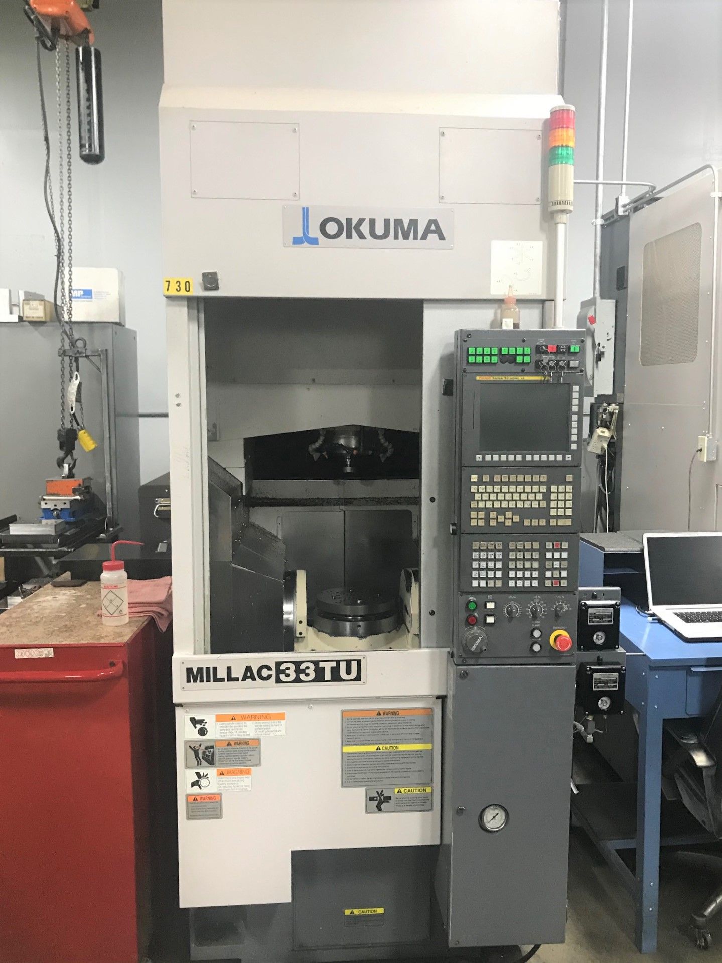 Used OKUMA MILLAC 33TU Vertical Machining Center