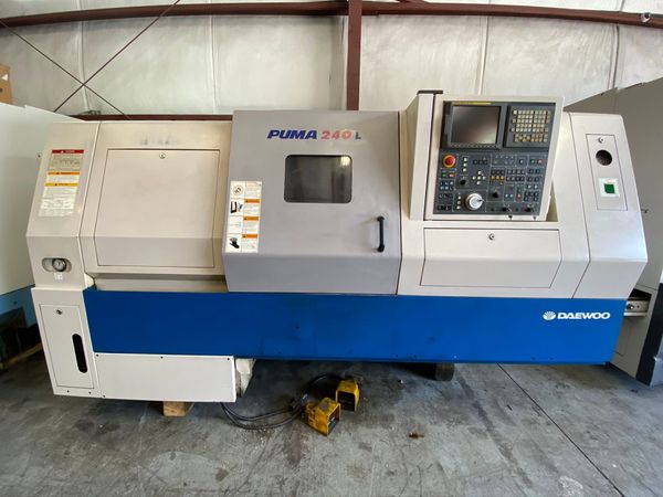Used DAEWOO PUMA 240L CNC Lathe #4060
