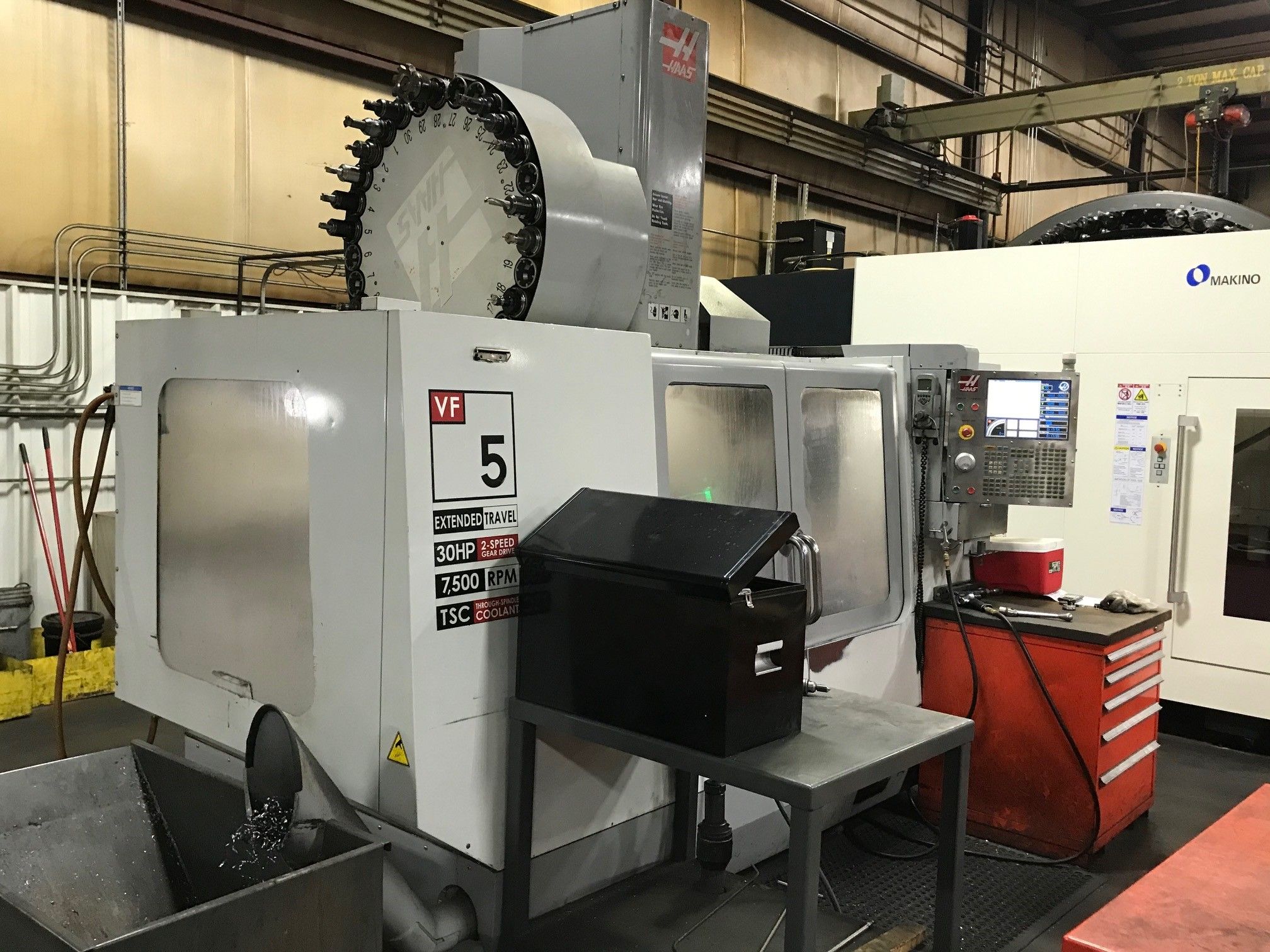 Used HAAS VF5-50XT Vertical Machining Center 3938