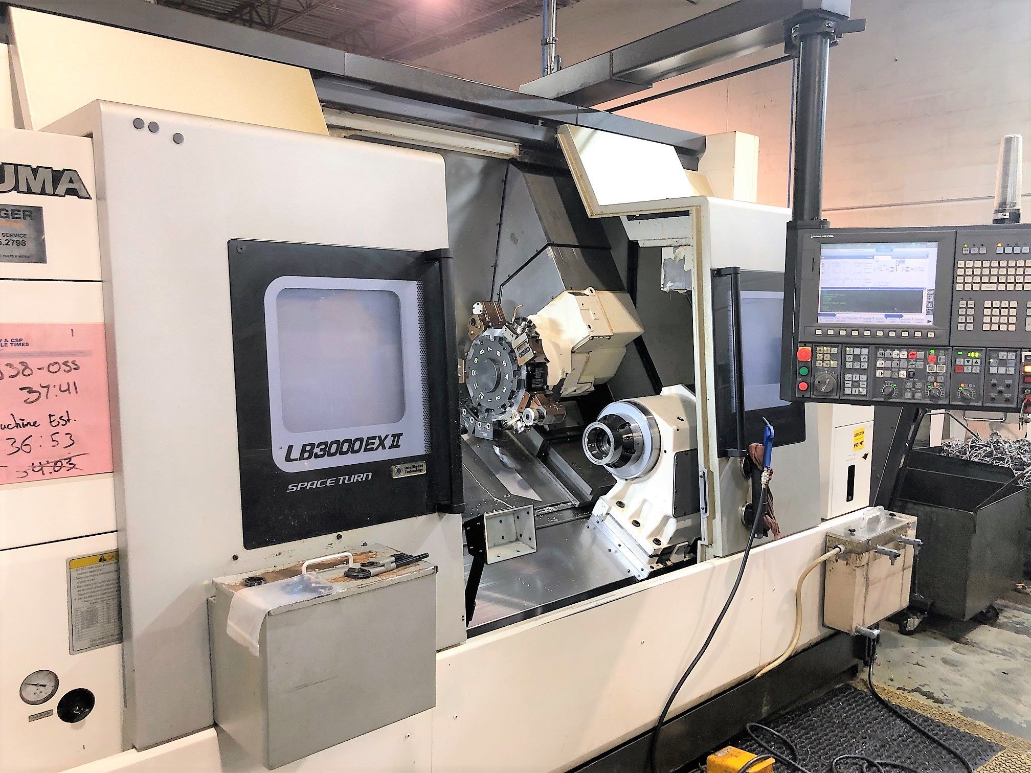 Used OKUMA LB3000EXII BBMYW x 500 CNC Lathe 4010