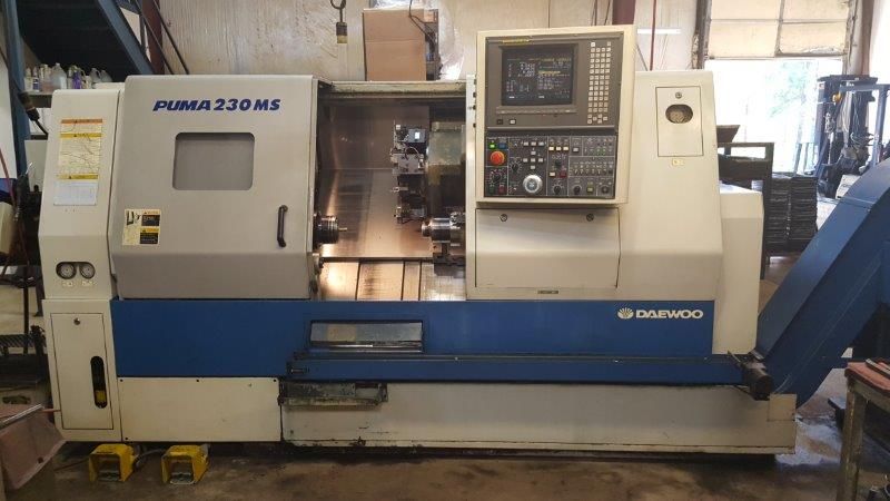 Used DAEWOO PUMA 230MS CNC Lathe #4545