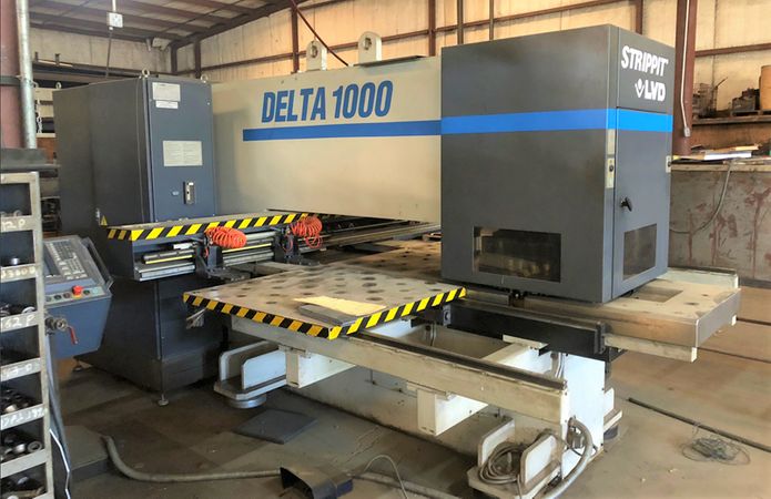 Used LVD STRIPPIT DELTA1000TK Punch Press 5244