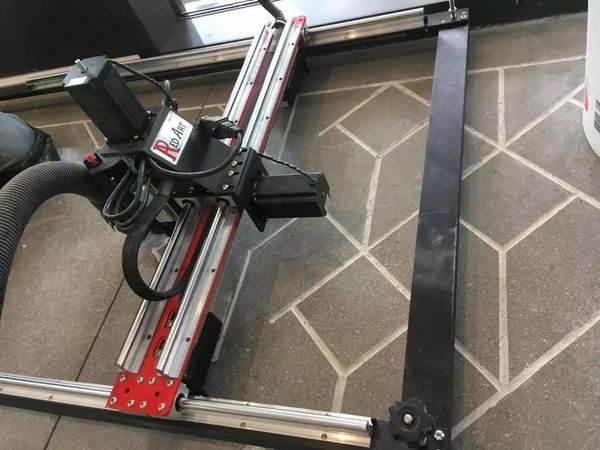 Used RED ART CNC PRO CONCRETE ENGRAVING MACHINE Router #5535
