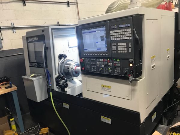 Used OKUMA GENOS L3000E-M CNC Lathe 5059