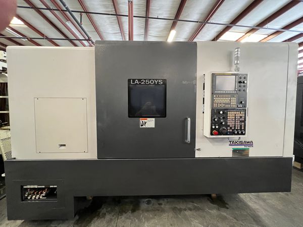 Used TAKISAWA LA250SY CNC Lathe #3903