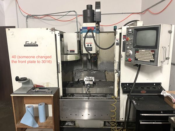 Used FADAL VMC40 Vertical Machining Center 7133