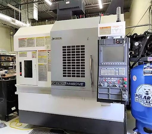 Used OKUMA GENOS M460VE Vertical Machining Center #7040