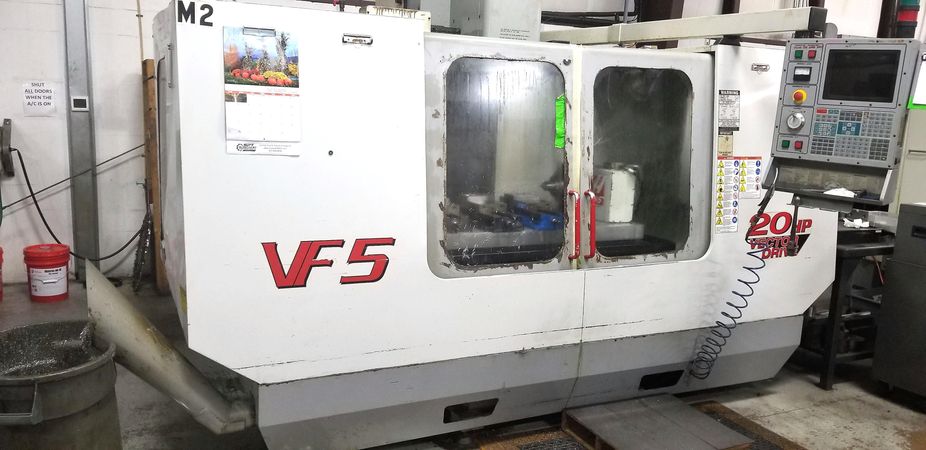 Used HAAS VF5 Vertical Machining Center 4879