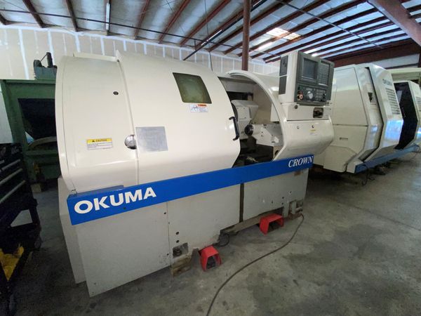 Used OKUMA CROWN 762 CNC Lathe 3772