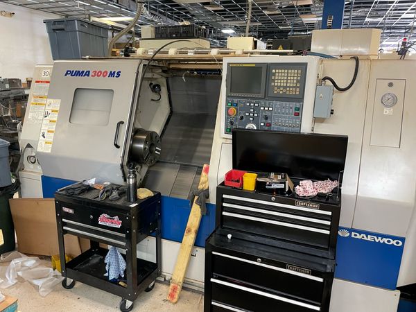Used DOOSAN PUMA 300 MSC CNC Lathe #7485
