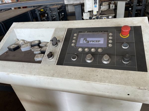 Used FICEP 453 VB CNC DRILLING & SAWING LINE Vertical Machining Center 7437