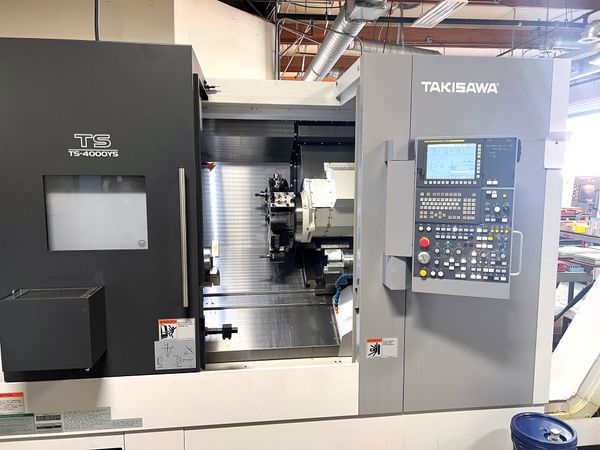 Used TAKISAWA TS4000YS CNC Lathe 7373
