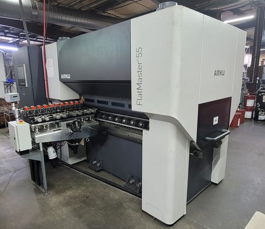 Used ARKU FLATMASTER 55 165 LEVELING MACHINE Roller 7349