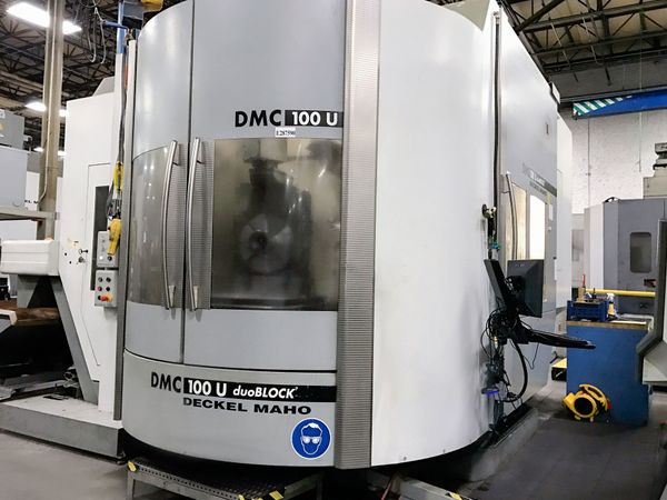 Used DMG DMC 100 U DUOBLOCK Horizontal Machining Center #8794