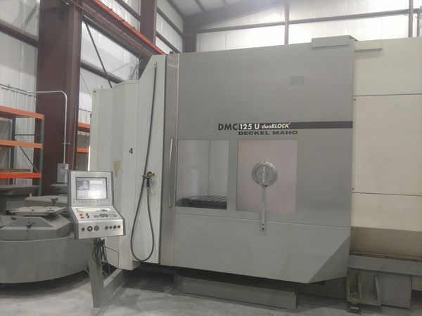 Used DMG DMC 125 U DUOBLOCK Horizontal Machining Center #8946