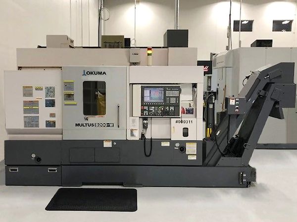 Used OKUMA MULTUS B200II CNC Lathe #6555