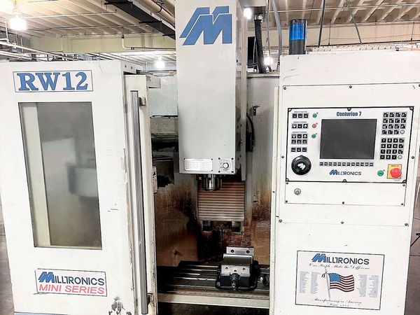 Used MILLTRONICS RW12 Vertical Machining Center #5048