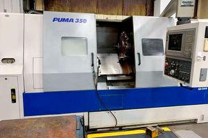 Used DAEWOO PUMA 350 CNC Lathe 7638