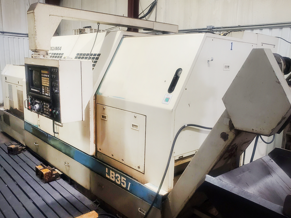 Used OKUMA LB35II CNC Lathe #8417