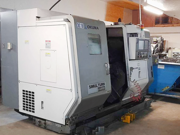 Used OKUMA LU300 CNC Lathe #7855