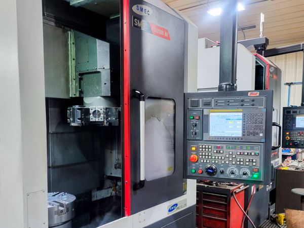 Used SMEC SLV500R VERTICAL TURRET LATHE CNC Lathe #7750