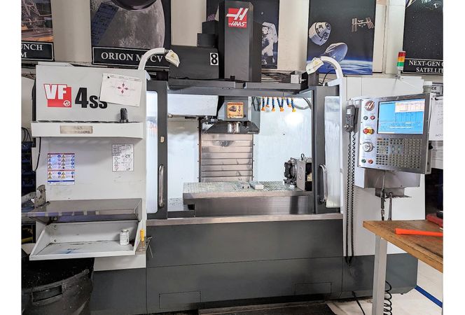 Used HAAS VF4SS Vertical Machining Center #8096