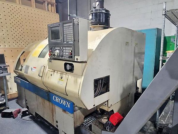 Used OKUMA CROWN 762S-BB CNC Lathe #9267