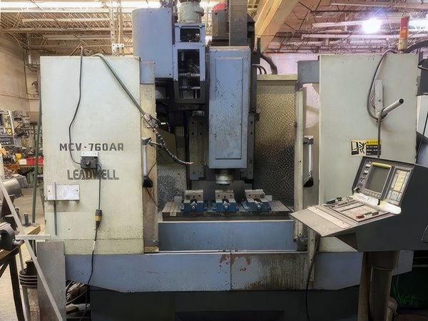 Used LEADWELL MCV 760 Vertical Machining Center #10376