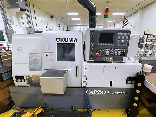 Used OKUMA L370MW CNC Lathe #10413