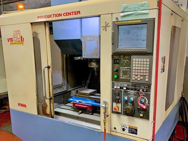 Used KIRA VTC40B Vertical Machining Center #9990