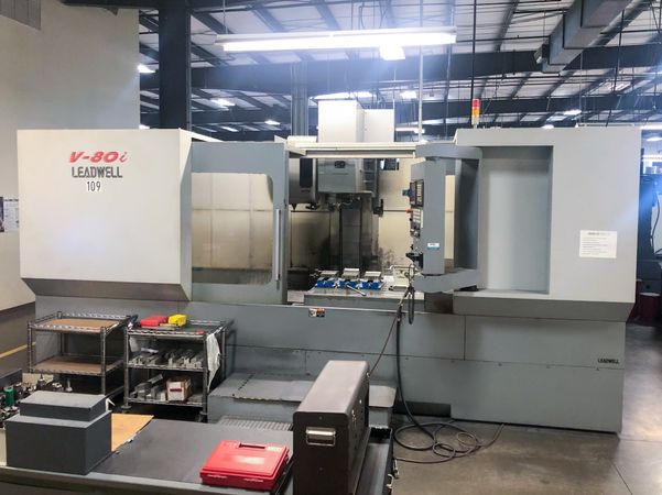 Used LEADWELL V80I Vertical Machining Center #9946