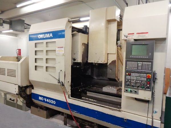 Used OKUMA MCV4020 Vertical Machining Center #9593