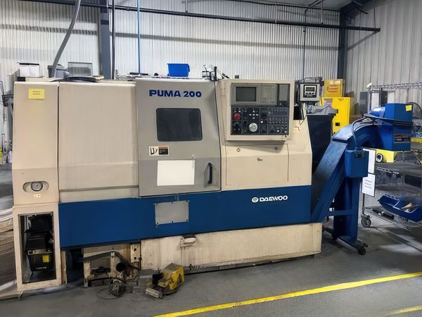 Used DAEWOO PUMA 200 CNC Lathe #10138