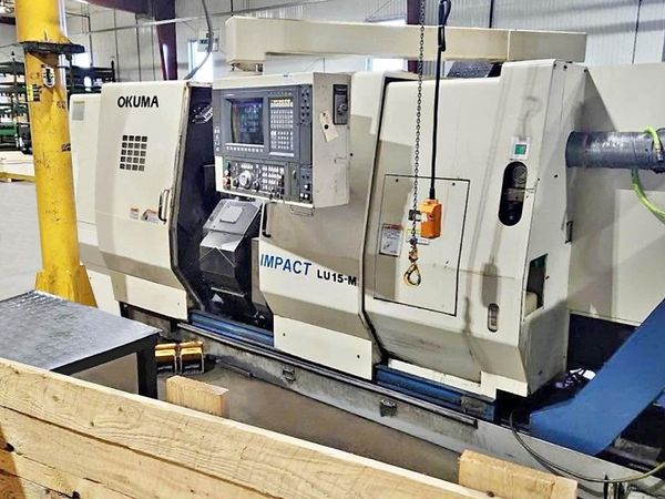 Used OKUMA LU15M CNC Lathe #12953