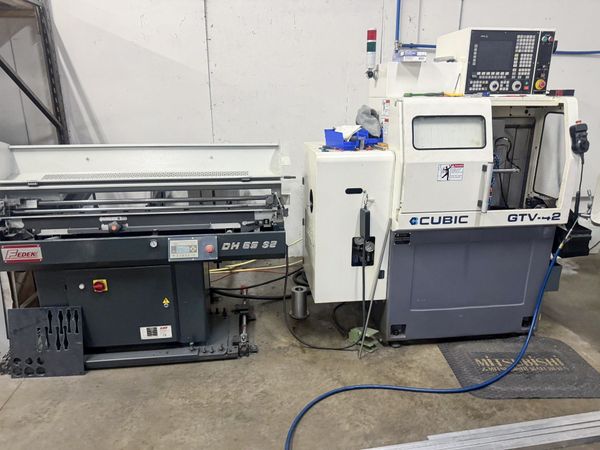 Used CUBIC GTV42 CNC Lathe #13522