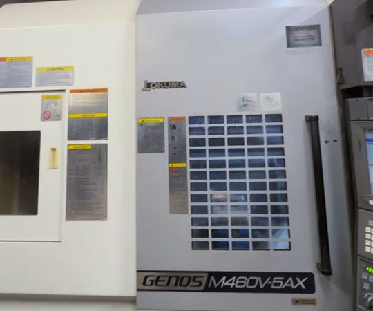 Used OKUMA GENOS M460V 5AX Vertical Machining Center #12565