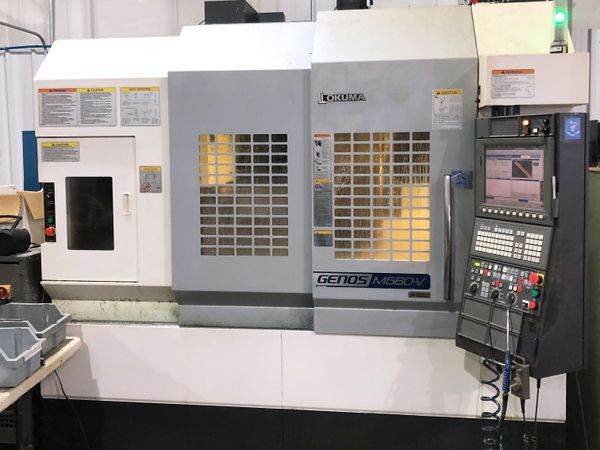 Used OKUMA GENOS M560V Vertical Machining Center #12593