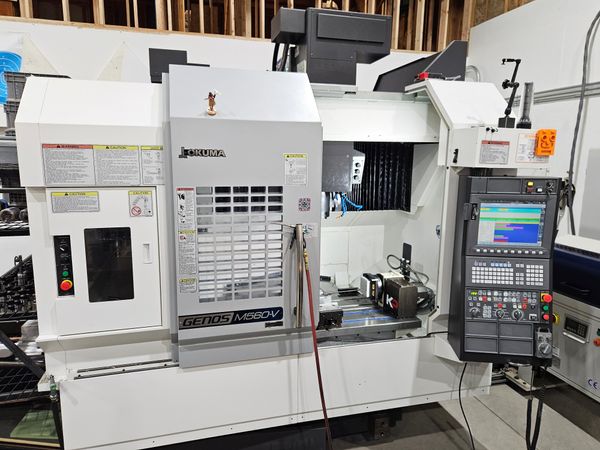 Used OKUMA GENOS M560V Vertical Machining Center #12597